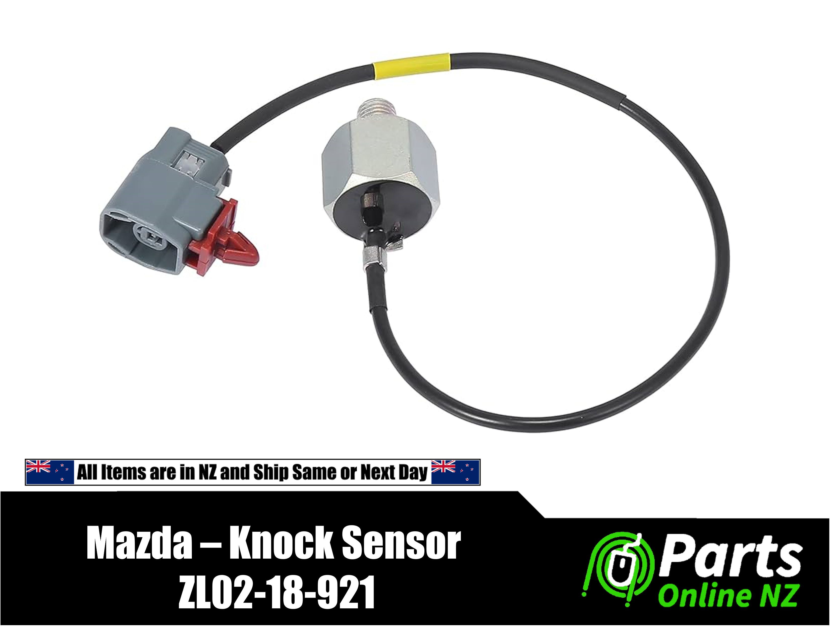 Engine Detonation Knock Sensor ZL02-18-921 for Mazda Vehicles – Parts Online NZ