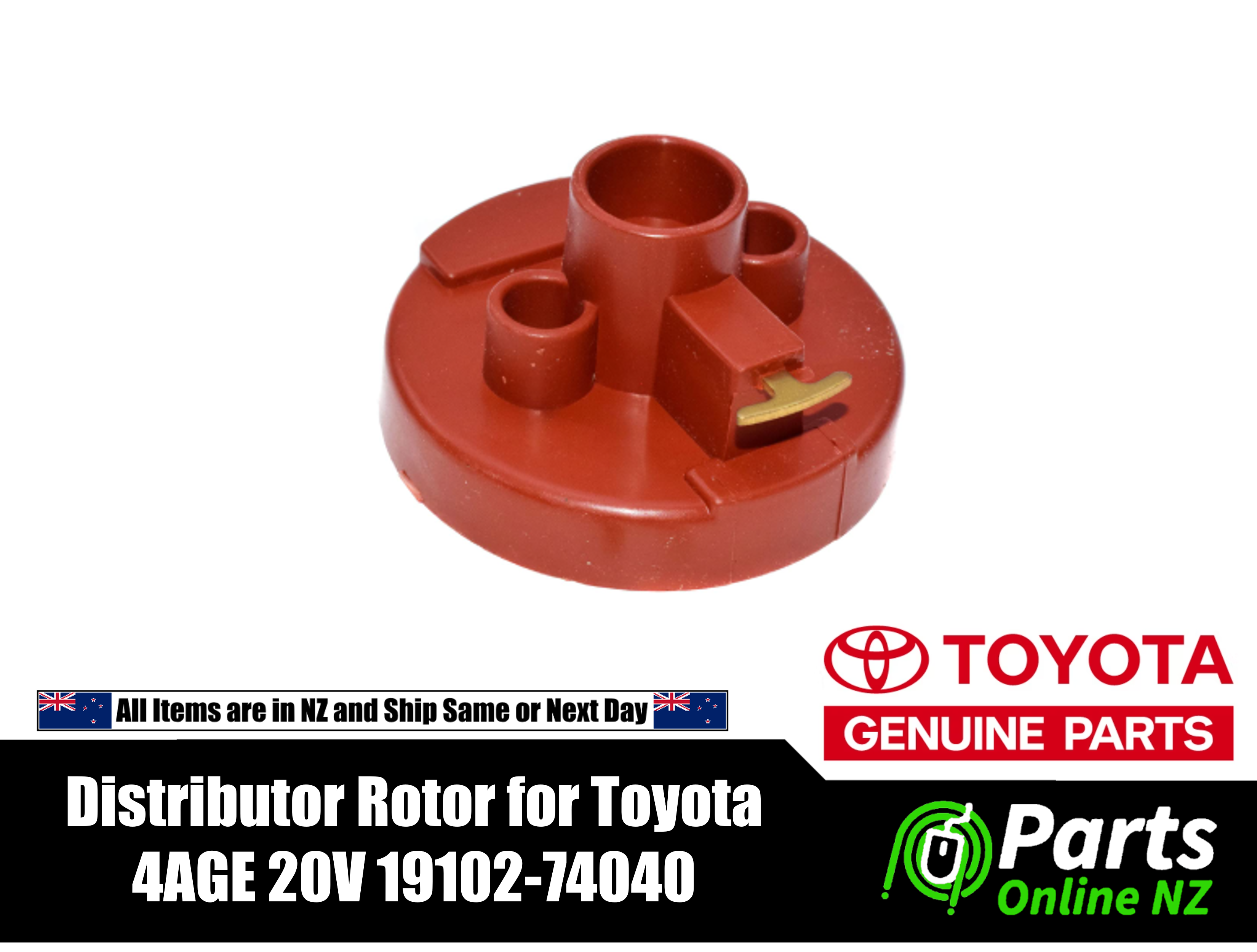 Genuine Toyota - Distributor Rotor - 19102-74040 – Parts Online NZ