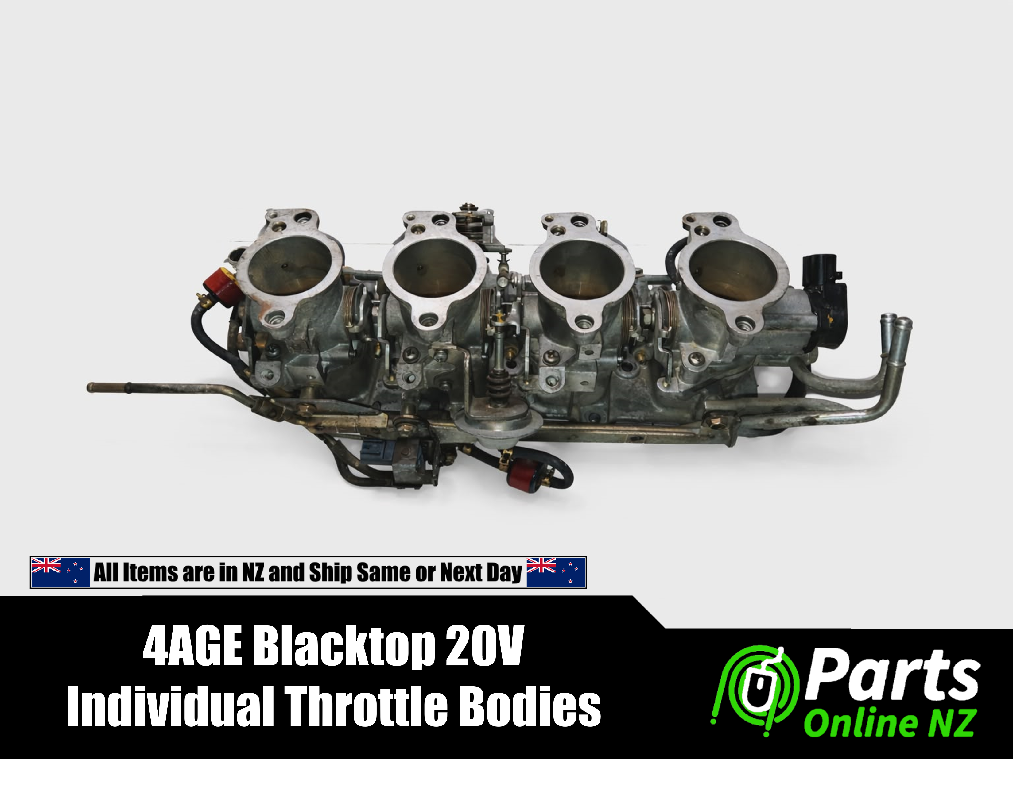 4AGE Blacktop 20V (45mm) Individual Throttle Bodies ITBS - A GRADE ...