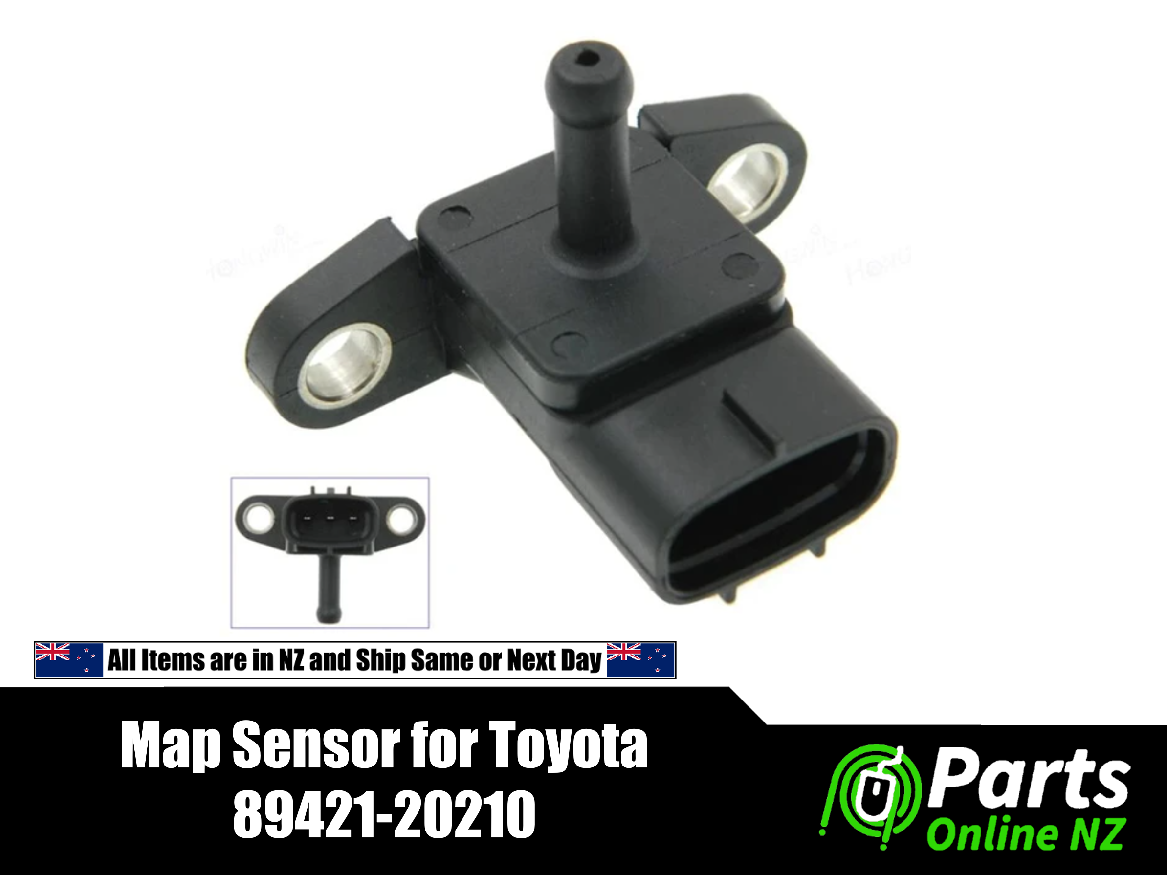 MAP Sensor For Toyota Land Cruiser Corolla Hilux 89421-20210 1KD 2KD 0 ...