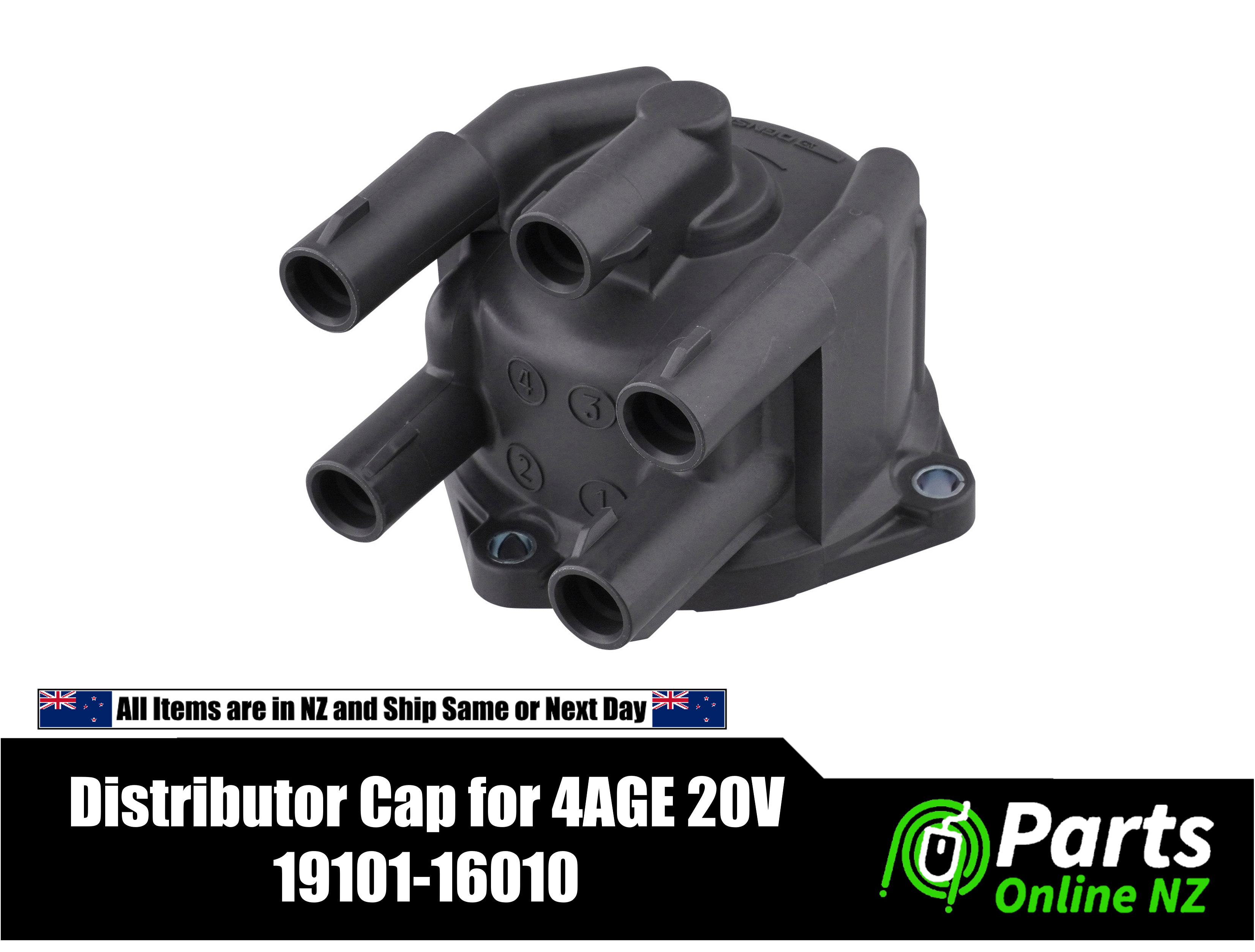 Distributor Cap for 4AGE 20V Blacktop - 19101-16010 – Parts Online NZ