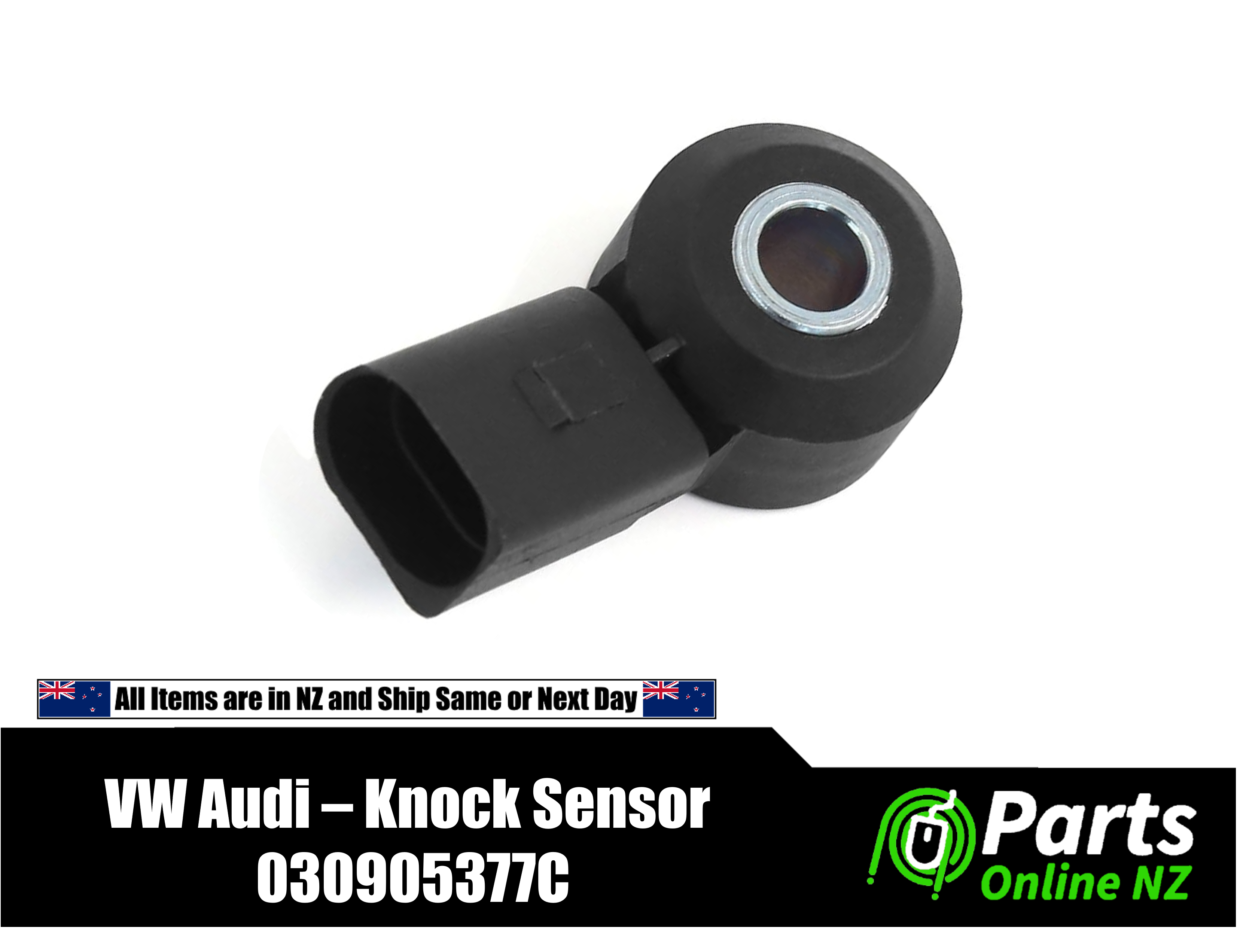 Knock Detonation Sensor 030905377C for Audi, Volkswagen, Porsche, and ...