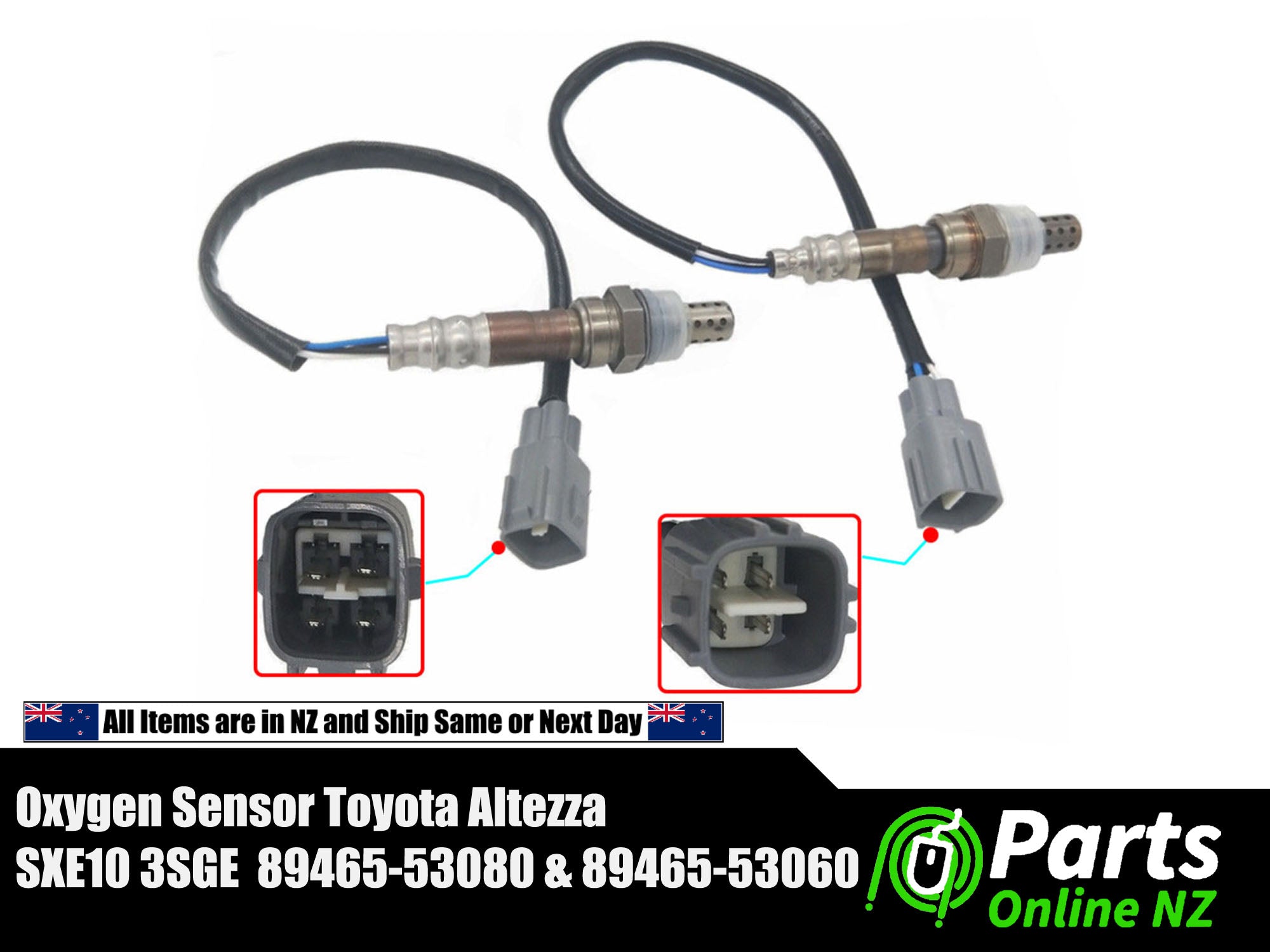 Oxygen Sensor O2 For Toyota Altezza SXE10 3SGE 98-05 89465-53080 89465 ...