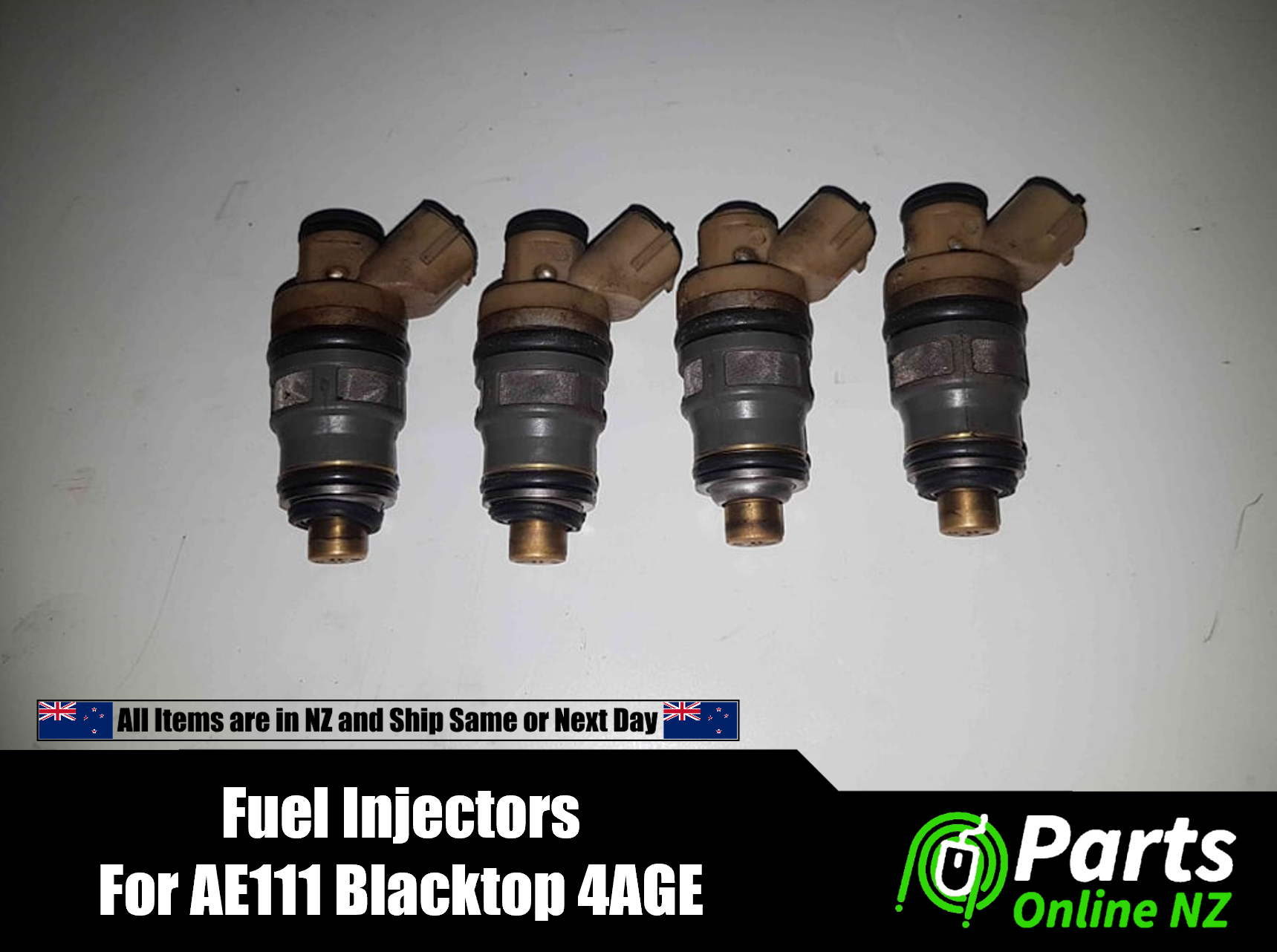 4AGE 20V 4A-GE Blacktop Injectors AE111 Levin Trueno – Parts Online NZ