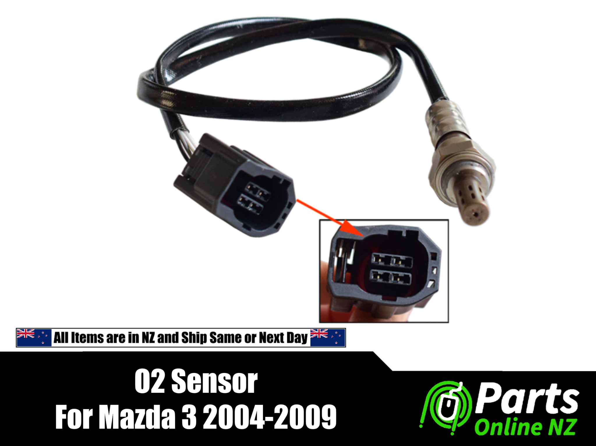 Oxygen Sensor For Mazda 3 BK 1.4L 1.6L 2.0L 2.3L 04-09 Z601-18-861A Z6 ...