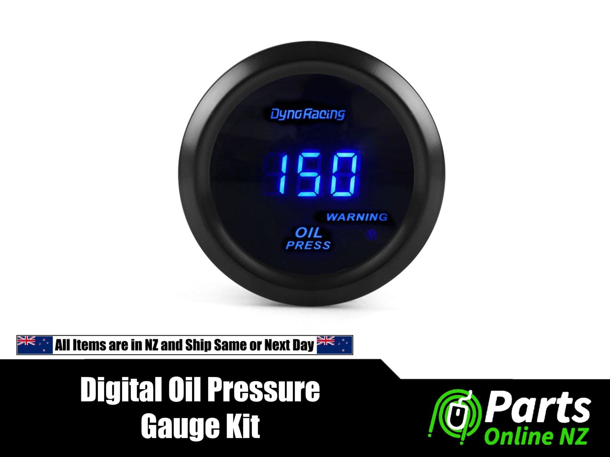 Digital Oil Pressure Gauge and Sensor Kit 52MM 2" – Parts Online NZ